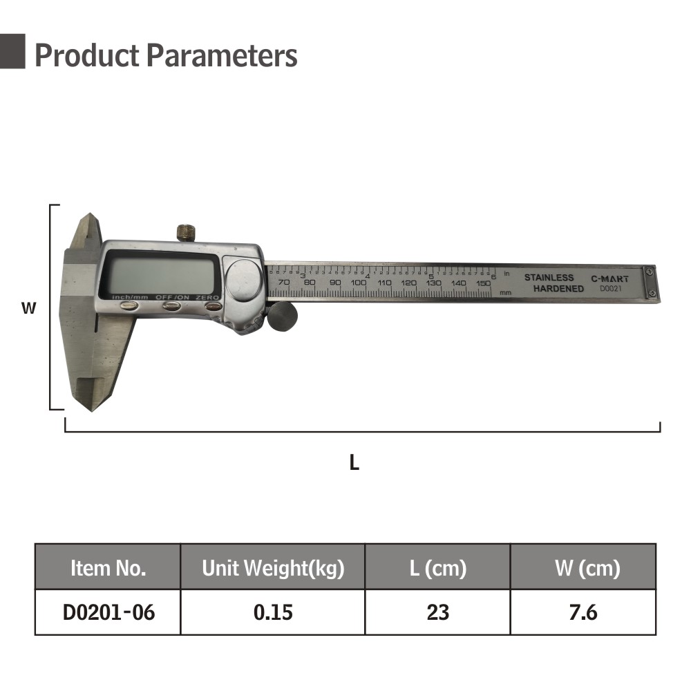 High-quality 150mm Digital Vernier Caliper: Accurate Measurement Tool ...
