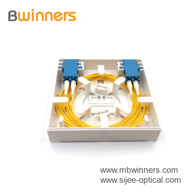 Ftth Mini 2 Ports Fiber Optical Faceplate Socket Box, High Quality Ftth ...