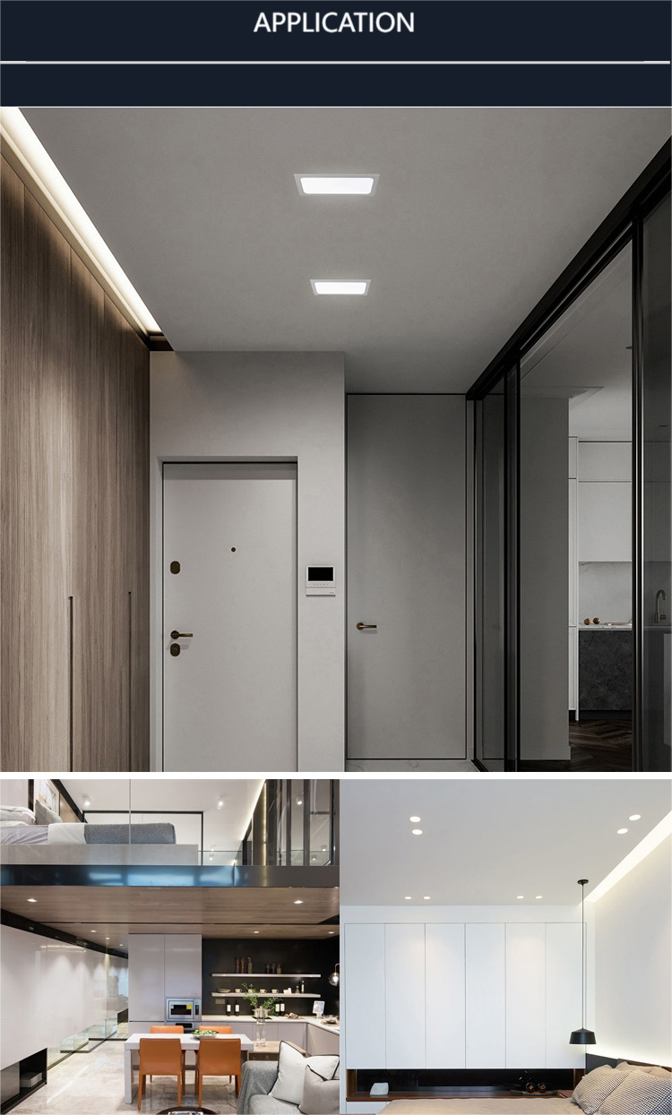 5w Ultra-slim Led Downlight Panel Light With 3cct Dip Switch ...