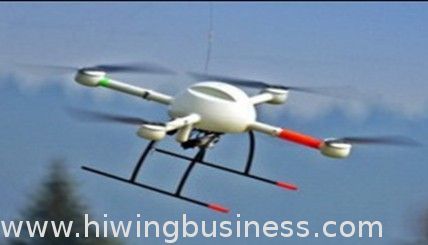 Lithium Battery Rotary Wing Uav With Four Rotors For Agricultural, High ...