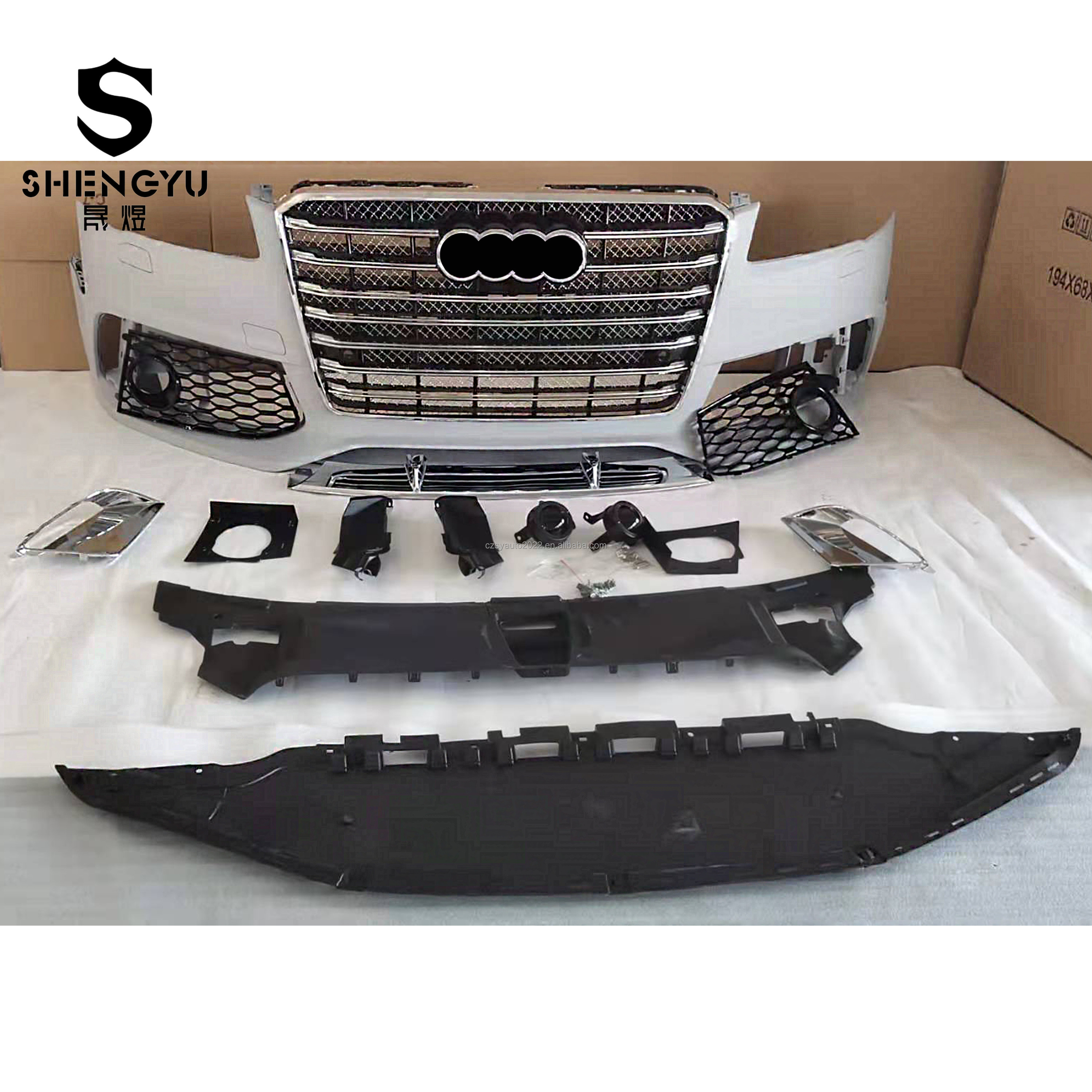 Rs8 Body Kit Conversion For Audi A8 2011-2018 (includes Front Bumper ...