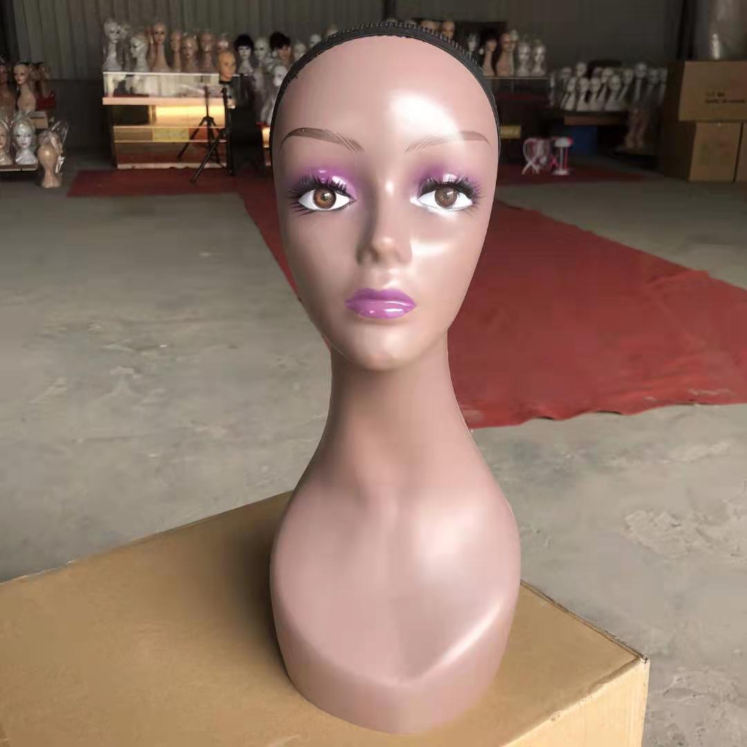 Wig Model Head Pvc Stand Manikin Head Realistic Mannequin Head Bust Wig ...