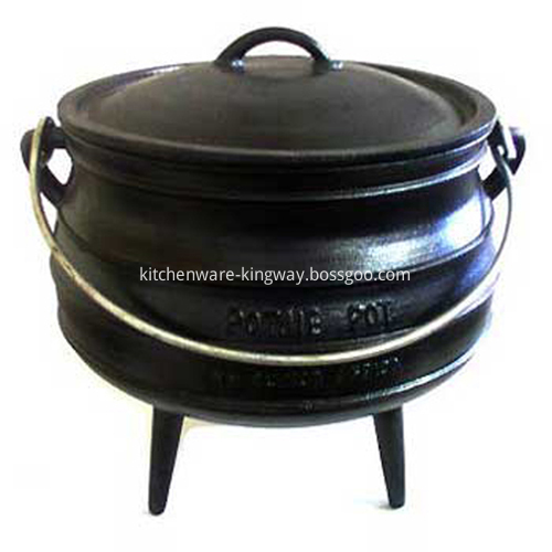 Cast Iron Potjie Pot No. 6 15.3qt, High Quality Cast Iron Potjie Pot No ...