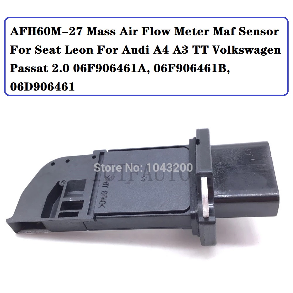 Mass Air Flow Meter Maf Sensor For Seat Leon Audi A4 A3 Tt Volkswagen Passat 2.0 Afh60m-27 ...