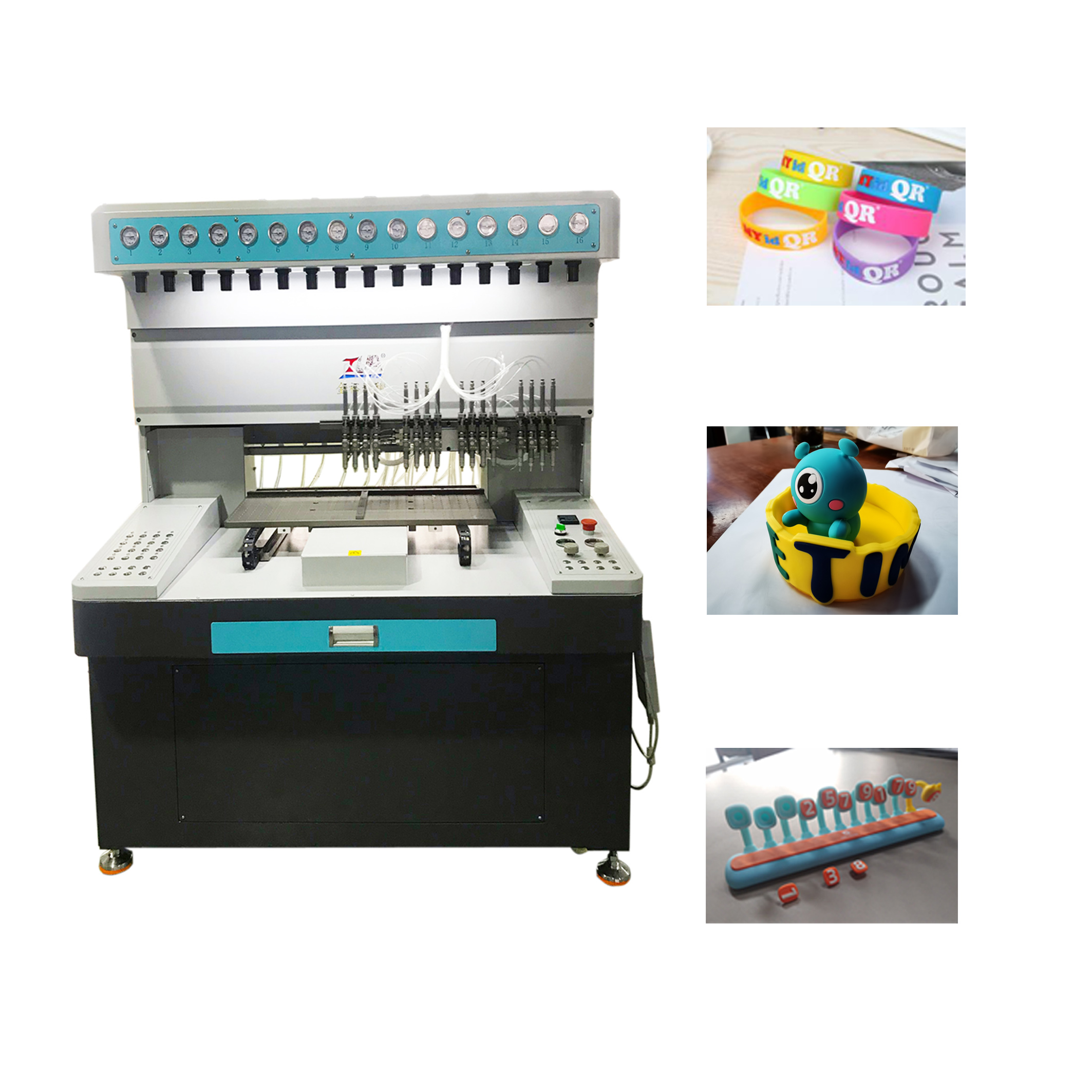 Colorful Liquid Silicone Pvc Patch Injection Molding Machine, High ...