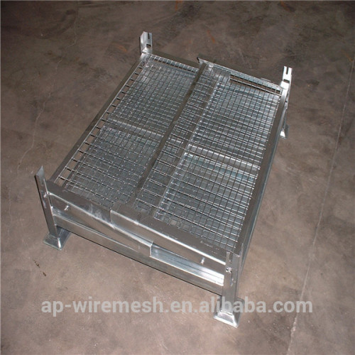 Folding Metal Box,metal Turnover Basket,storage Cage, High Quality ...