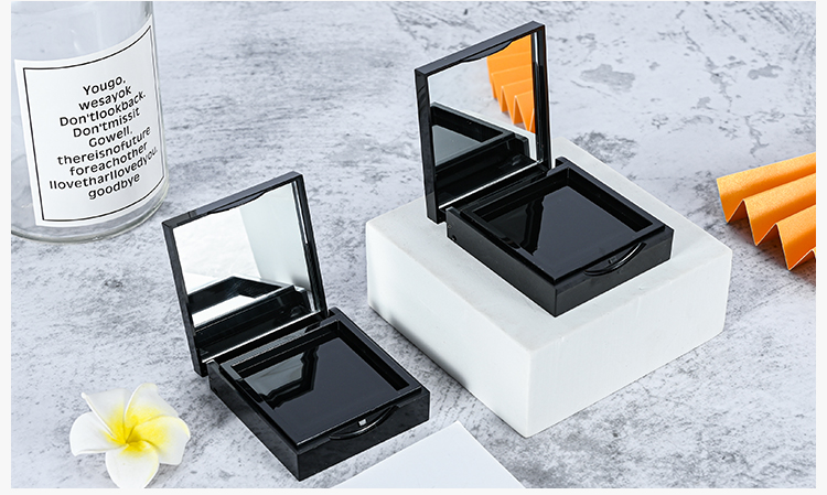 Fancy Square Pressed Powder Compact, High Quality Fancy Square Pressed ...