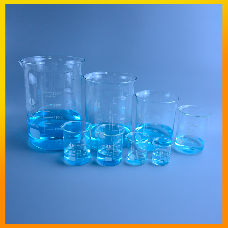 High-quality 1000ml Glass Beaker Chemistry Laboratory Borosilicate ...
