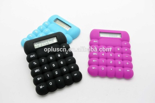Small Size Of 8 Digits Silicone Calculator, High Quality Small Size Of ...