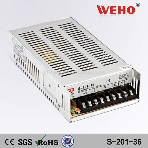 201w S Series High Efficiency Single Output Switching Power Supply 36v 5.5a Amp Power Supply ...