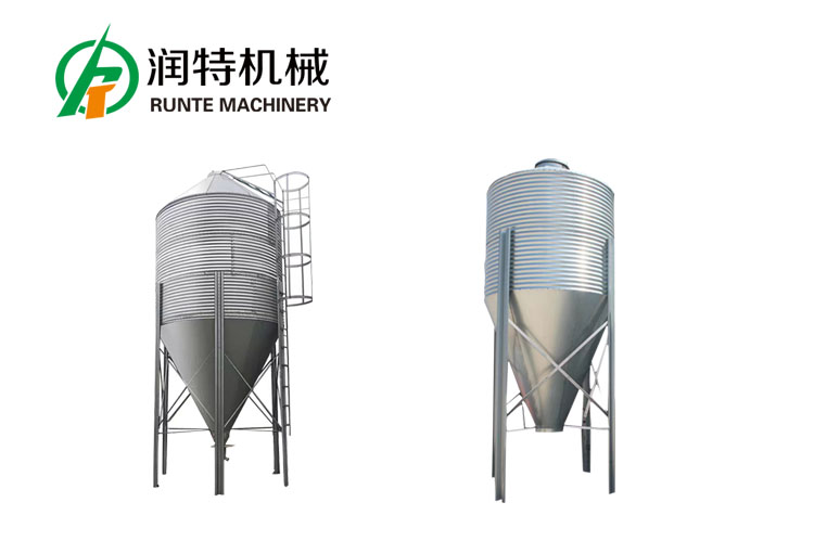 Qilurunte Automatic Feed Soil Hot Galvanized Poultry Farm Feed Tower ...