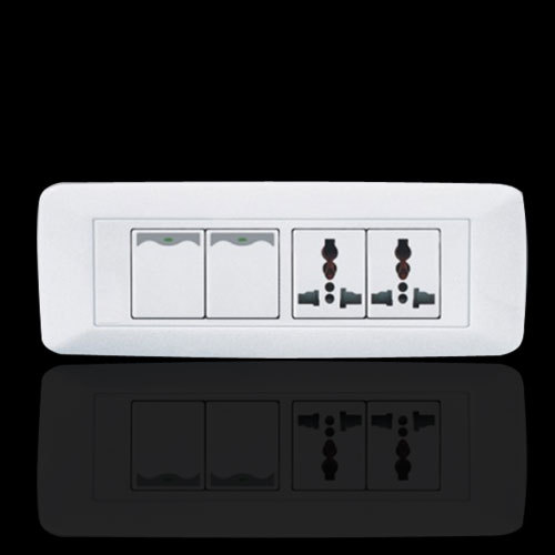 Two Gang Switch And Double Multi Socket, High Quality Two Gang Switch ...