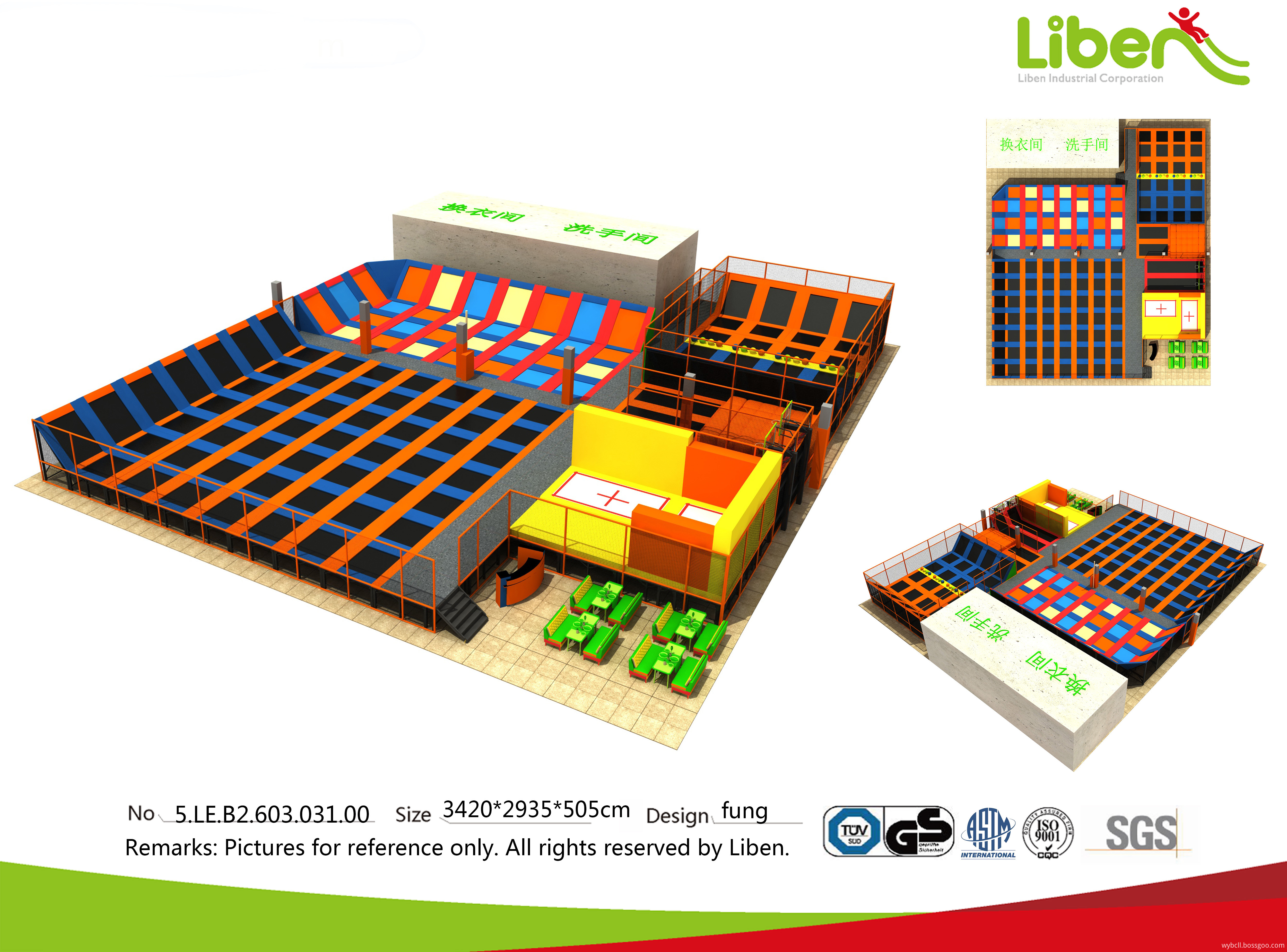 New Indoor Trampoline Park For Kids, High Quality New Indoor Trampoline ...