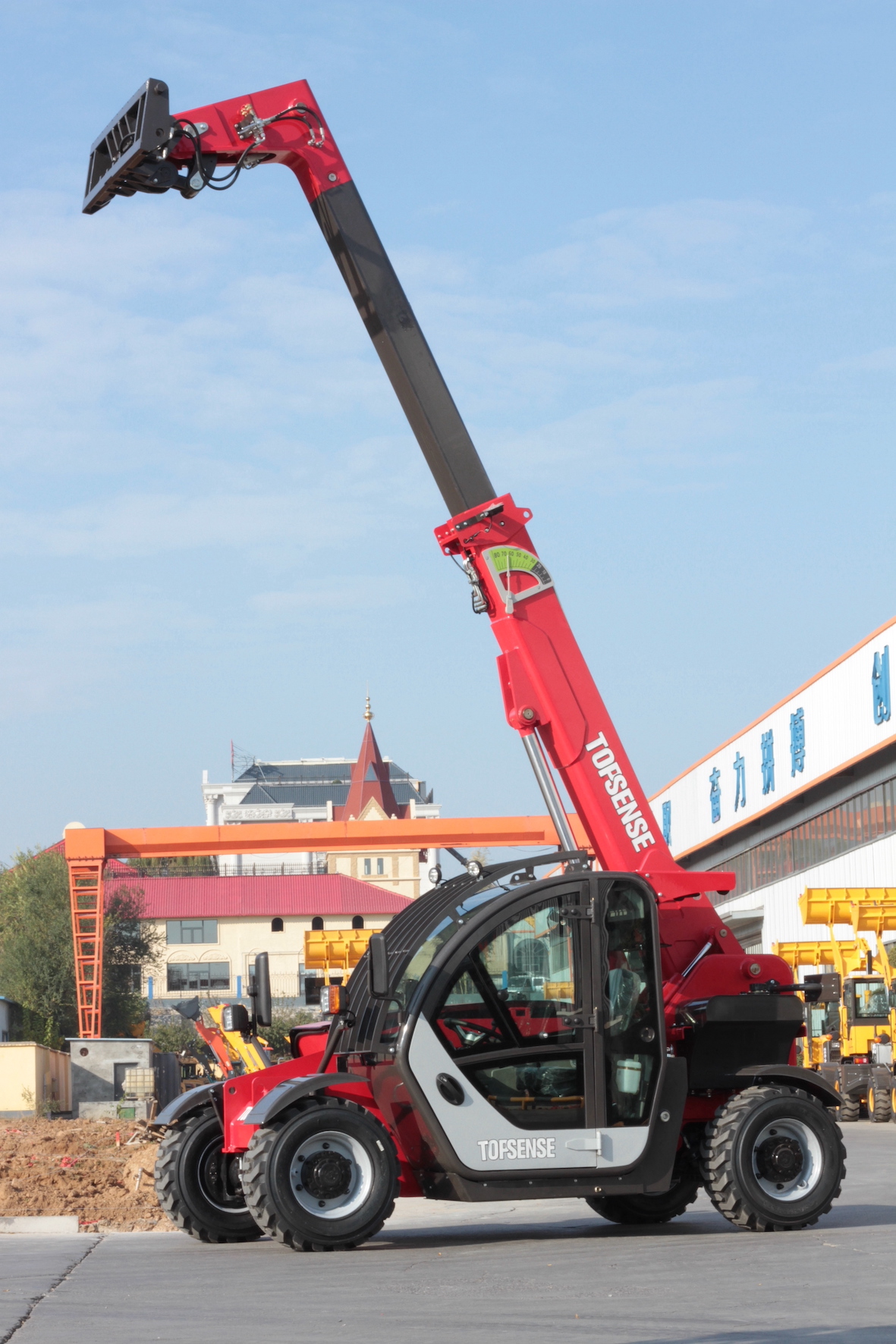 2.5 Ton Telehandler: Telescopic Forklift With 6m Lifting Height, High ...