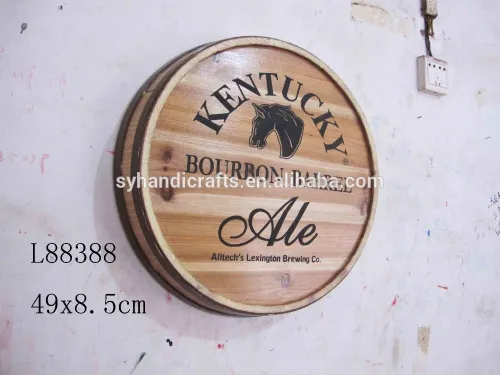 Customerized Barrel End Sign, Wooden Craft Signs For Advertising,pub ...
