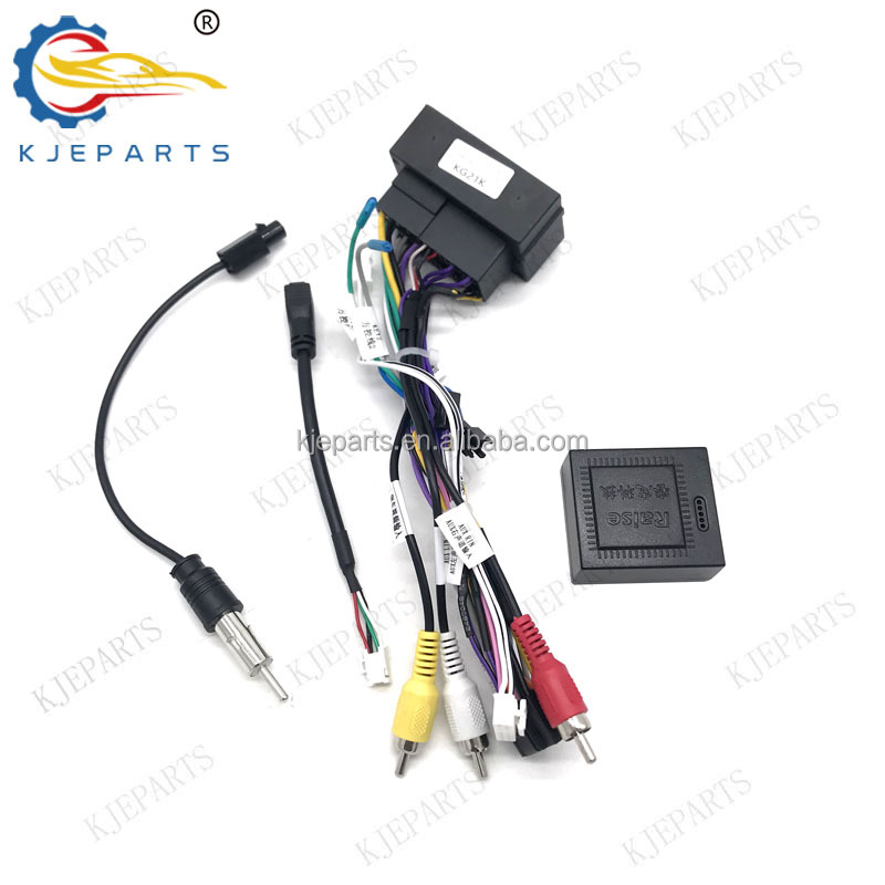 52 Pin Connector Extension Audio Wire Harness For Vw Cars With Android ...