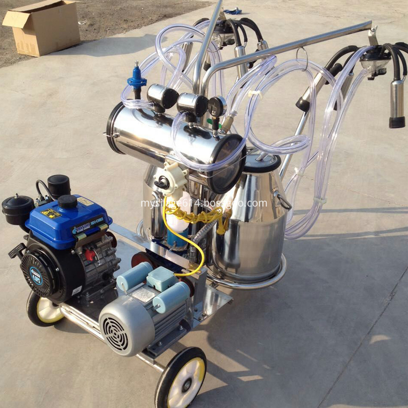 Dual-typed Gasoline-vacuum Pump Milking Machine, High Quality Dual ...