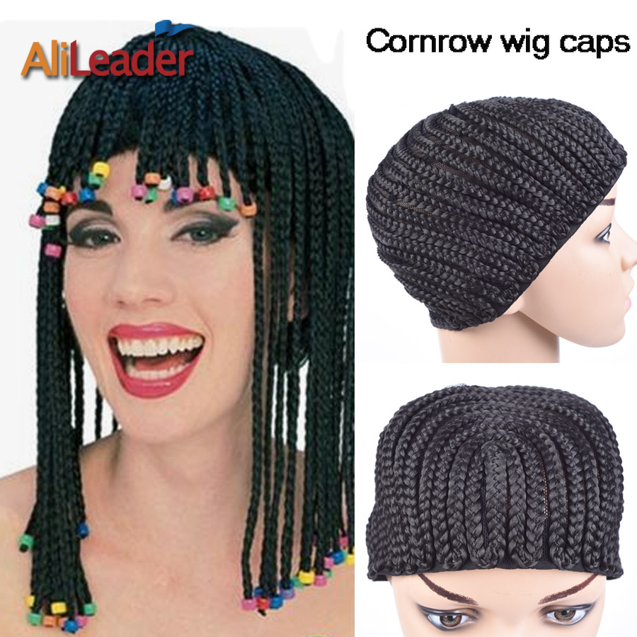 Alileader Elastic Cornrow Wig Making Caps Glueless Braided Wig Caps ...