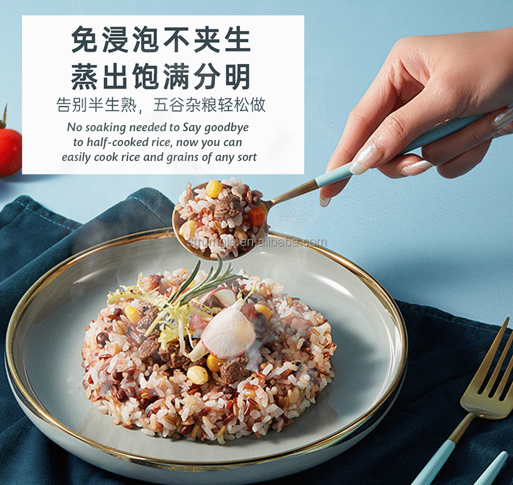Advanced Digital Rice Cooker With Low Sugar Function, Stainless Steel ...