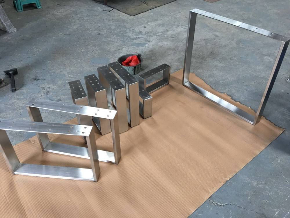 Stainless Steel Dinning Bench Metal Table Legs, High Quality Stainless ...