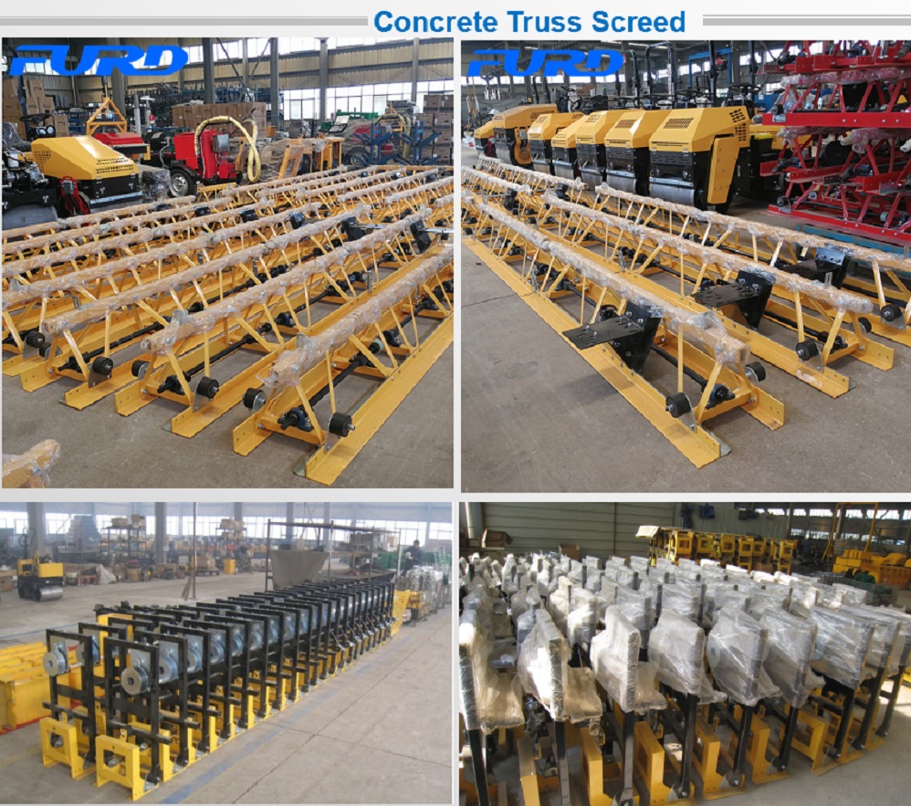 4m-16m Adjustable Vibratory Concrete Truss Screed