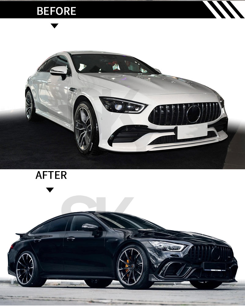 Forged Carbon Fiber Front Lip Spoiler Kit For Amg Gt63 X290, High ...