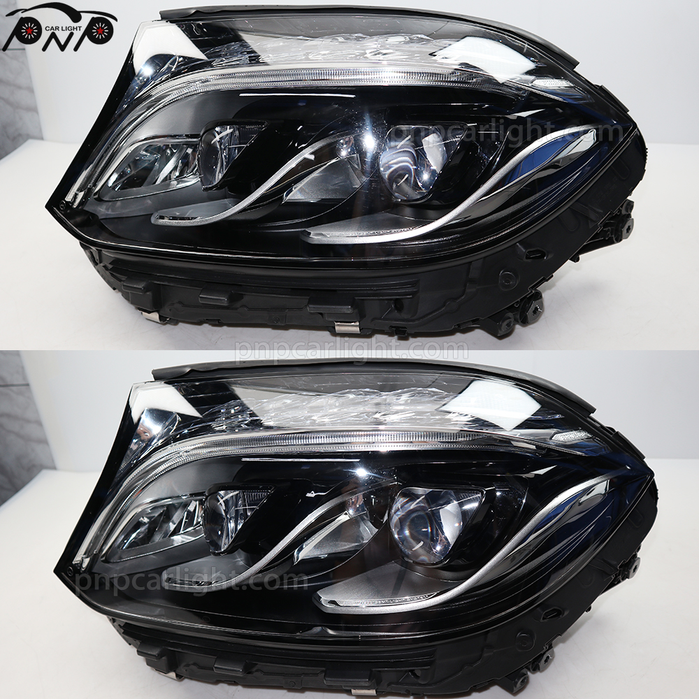 LED headlights for Mercedes Benz GLS X166 2015-2019 China Manufacturers ...