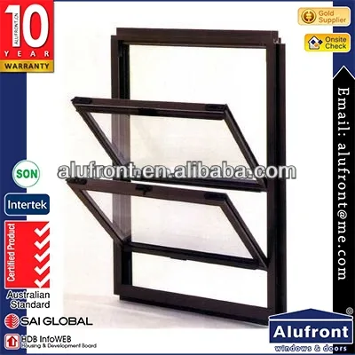 Australia Standard Aluminium Double Hung Window, High Quality Australia ...