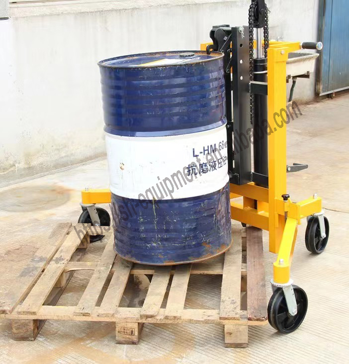 Dtf450 Pedaled Hydraulic Drum Lifter - U-shaped Right-angle Lifter ...