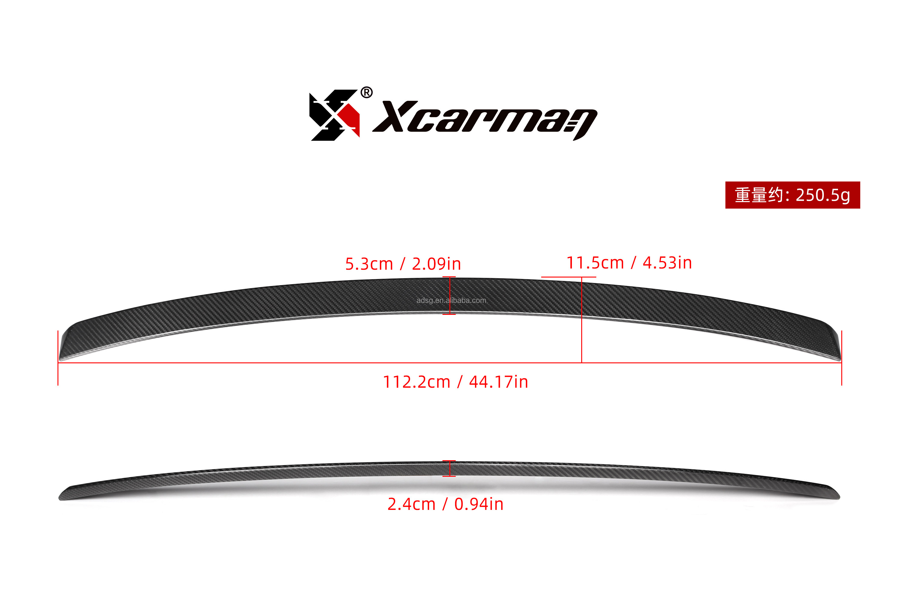 Sooqoo Ac Style Dry Carbon Fiber Roof Spoiler For Bmw 4 Series G26 G22 ...