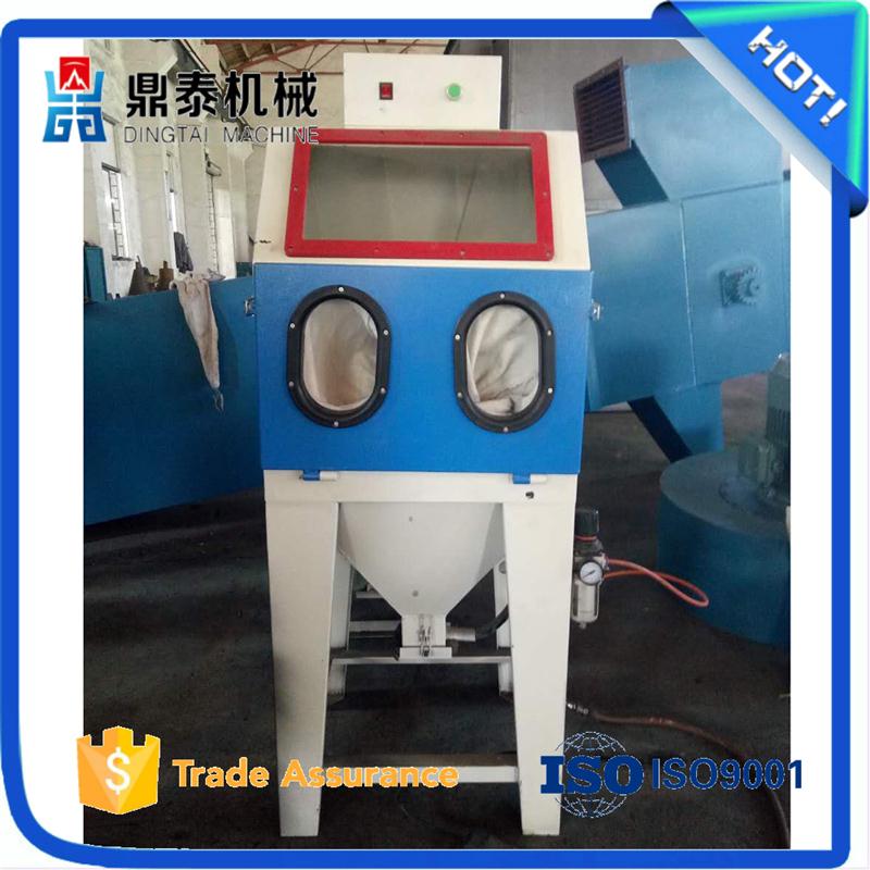 Pressure Sandblasting Cabinet Machine & Rotary Table Sand Blasting ...