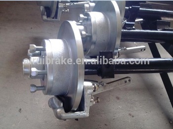 Hot Dip Galvanizing Disc Brake Axle For Marine Yacht Trailer, High ...