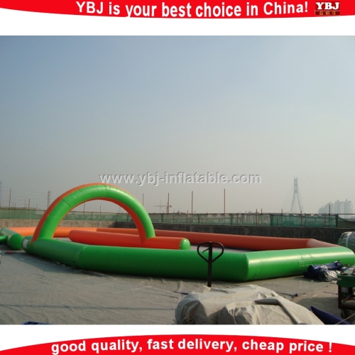 Customized Size Inflatable Go Kart Track Inflatable Race Track ...