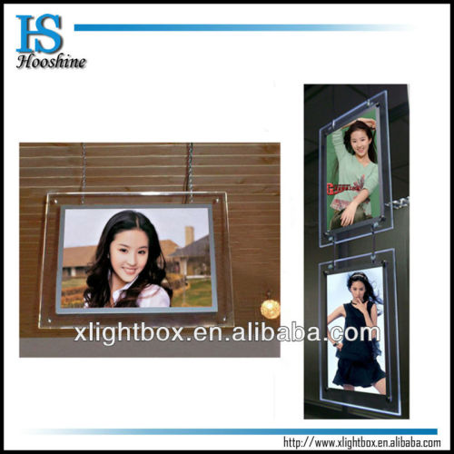 Frameless Crystal Led Light Box Double Sided, High Quality Frameless ...