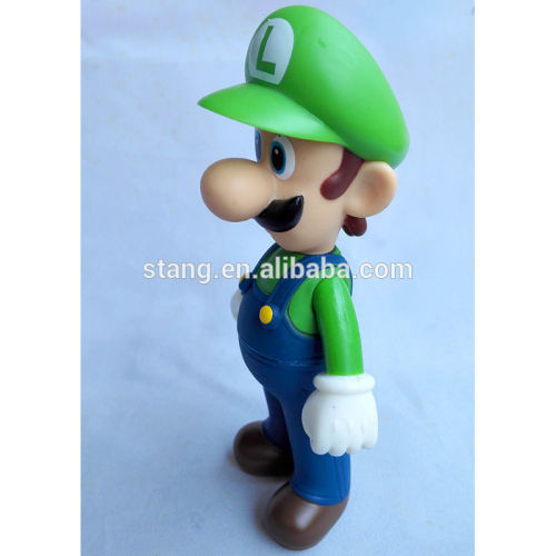 Super Mario Bros Brothers Luigi Green Toy Pvc Action Figure 5" 12cm ...