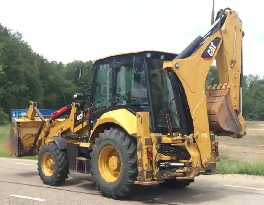 Usa-made 2 Ton Used Backhoe Loader With Telescopic Boom For Sale, High ...