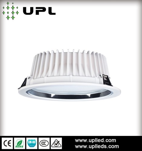 White Round Frame Retrofit Dimmable Led Recessed Downlight 15w, High ...