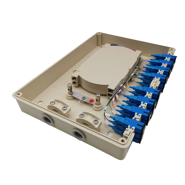 Wall Mount Fiber Optic Terminal Box 24 Cores, High Quality Wall Mount ...