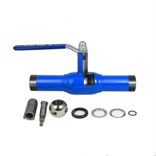 Lever Operated Reduced Bore Flanged Welded Ball Valve, High Quality ...