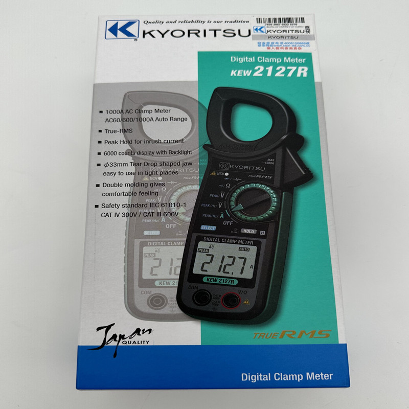 Kyoritsu 2127r Ac Digital Clamp Meter - Auto Range, Brand New In Stock ...