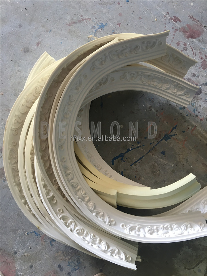 Pu Foam Flexible Arc Moulding For Decoration, High Quality Pu Foam ...