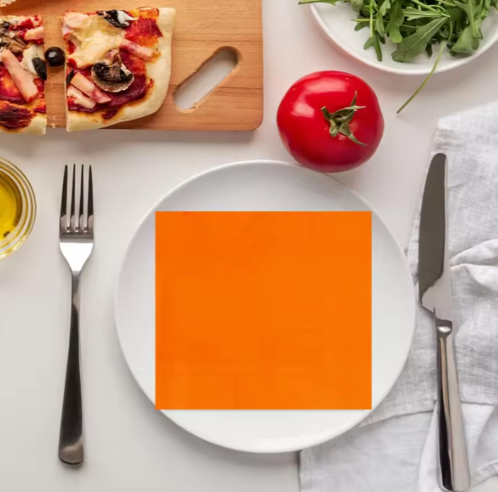 Colorful Pure Color Disposable Paper Napkins, High Quality Colorful ...