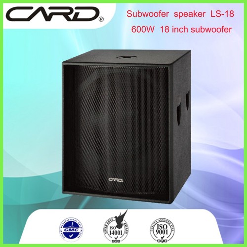 18 Inch Single Woofer For Professional Concert ;subwoofer Speaker, High ...