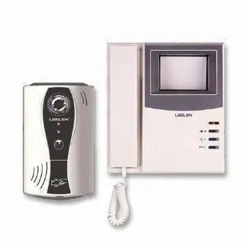 Interphone With Id Card Or Code And Handset Or Handsfree Indoor Monitor ...