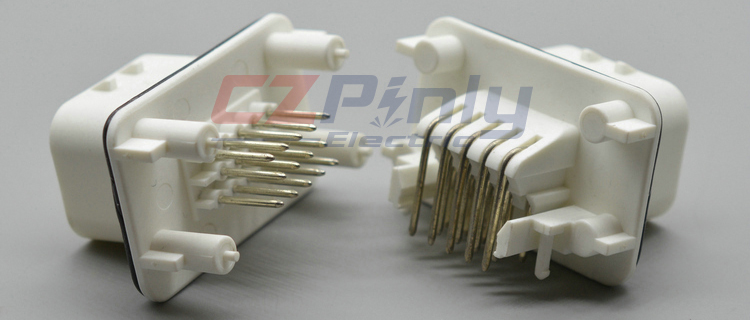 14 Pin White Tyco Amp Male Ecu Pcb Header Car Connector 776262-2, High ...