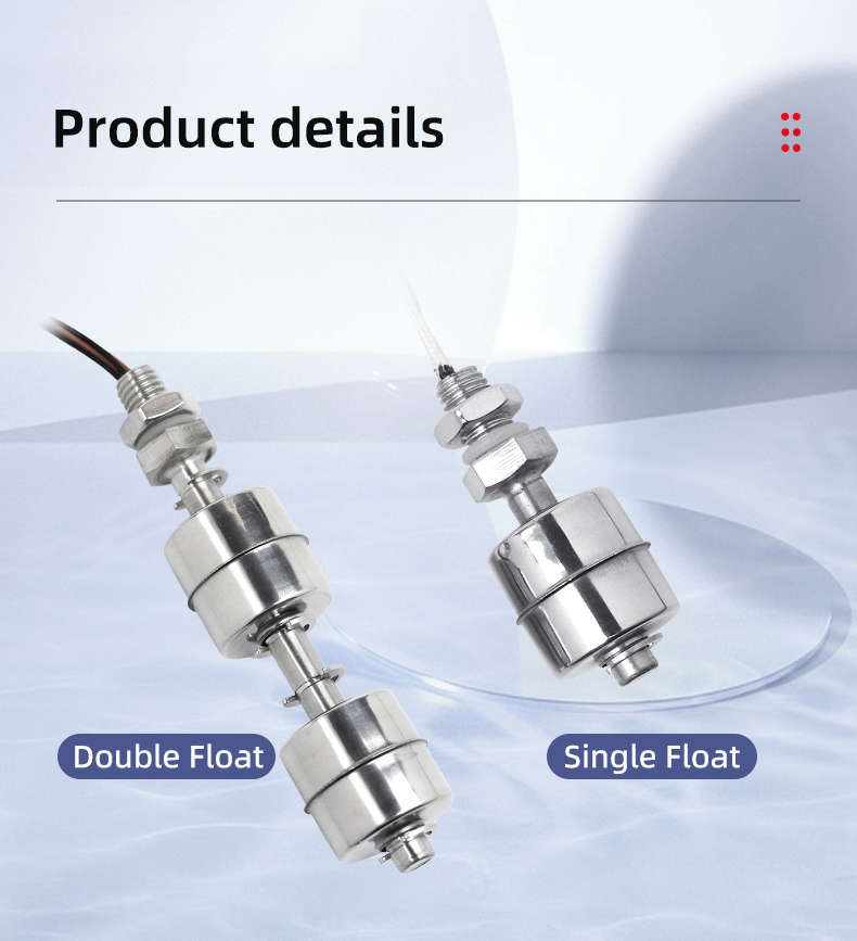 Dc24v 304ss Hydraulic Oil Level Float Switch For Tank Liquid Level ...