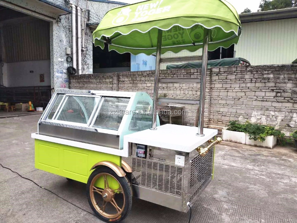 Mobile Ice Cream Cart: Freezer On Wheels, High Quality Mobile Ice Cream ...