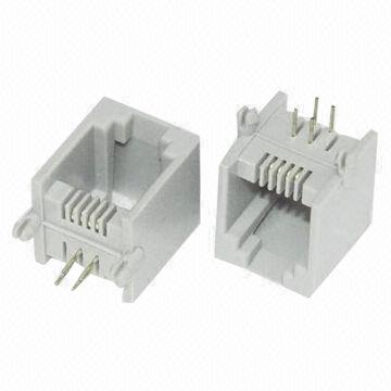 Plastic Black 4p4c Rj11 Connector, High Quality Plastic Black 4p4c Rj11 ...