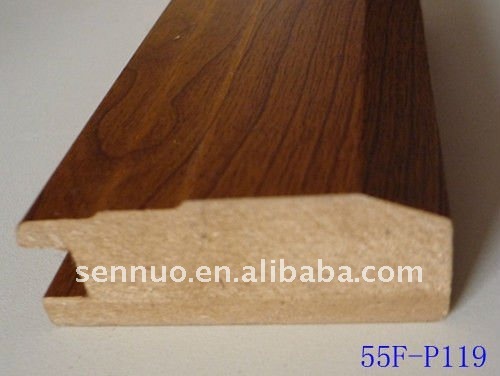 Pvc Overlaid Mdf Wrapping Profile-door Profile, High Quality Pvc ...