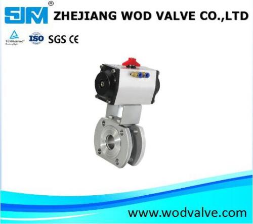 Cf8 Wafer Flanged Automatic Ball Valve, High Quality Cf8 Wafer Flanged ...